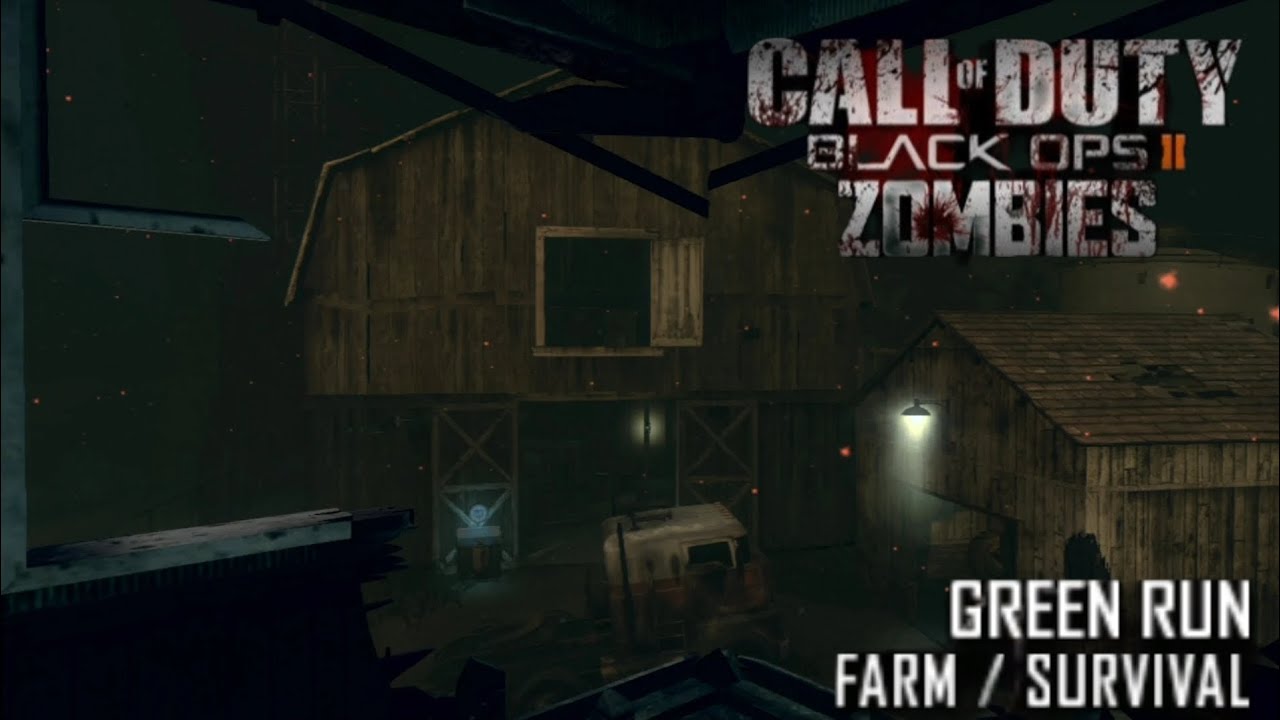 Call of duty Black ops 2. Zombies - Farm (Light machine guns Challenge ...