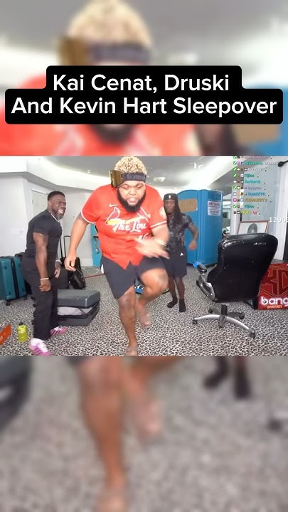 Kai Cenat, Druski And Kevin Hart Sleepover #kaicenat #shorts - YouTube