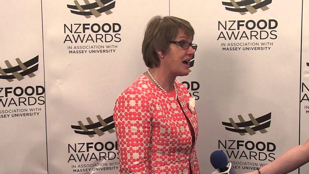 Honourable Jo Goodhew on the NZ Food Awards 2015 | Massey University ...