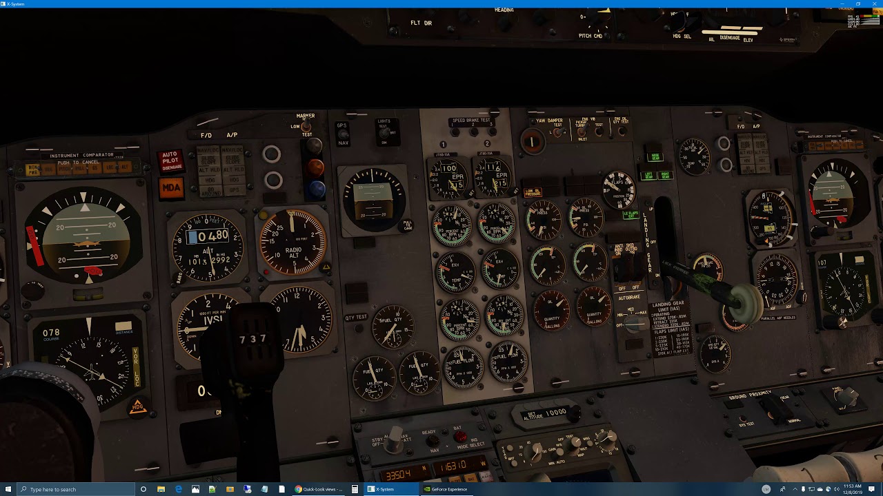 737 compressor stall. - YouTube