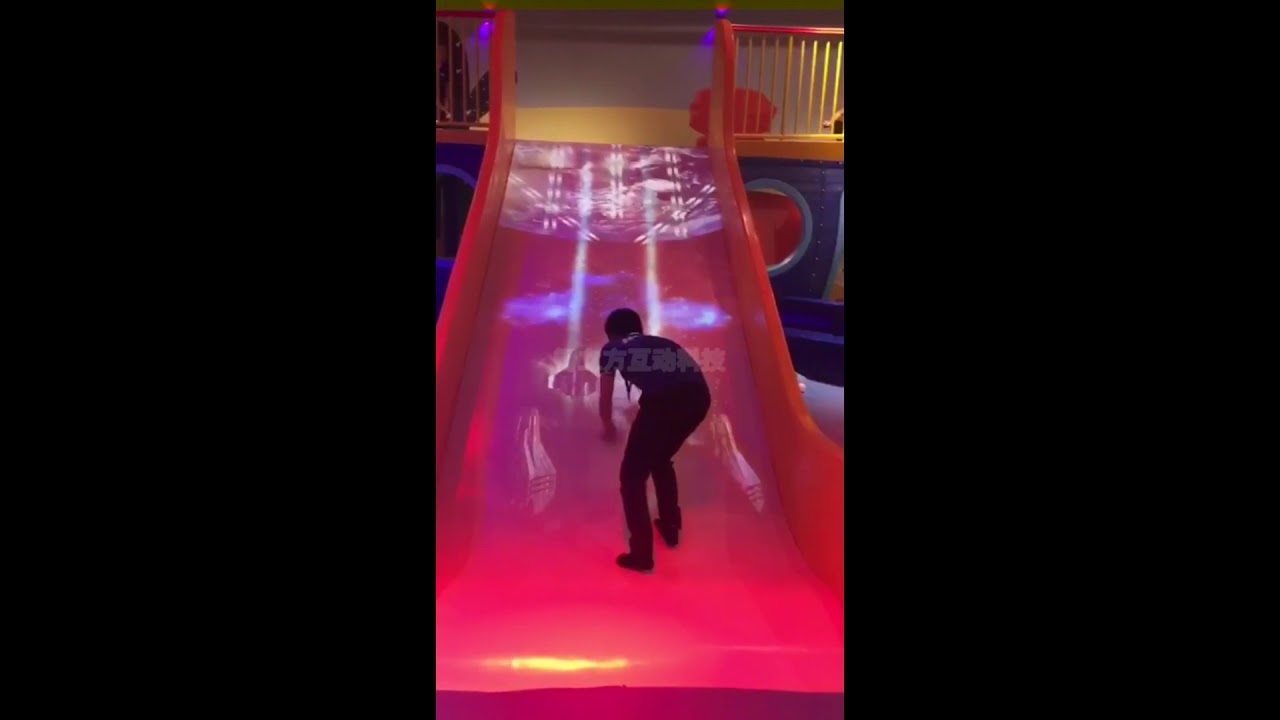 Interactive Slide 2 video projection - YouTube