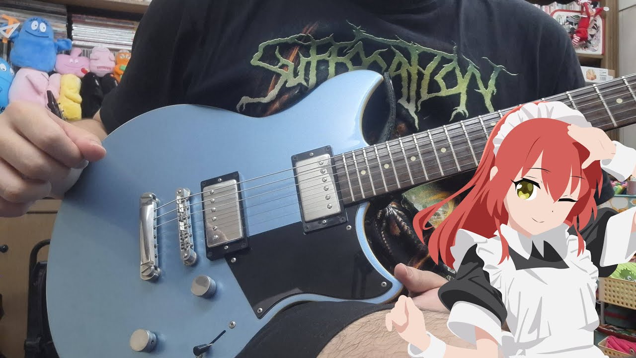 Kessoku Band - Seishun Complex (Bocchi the rock! guitar solo cover ...