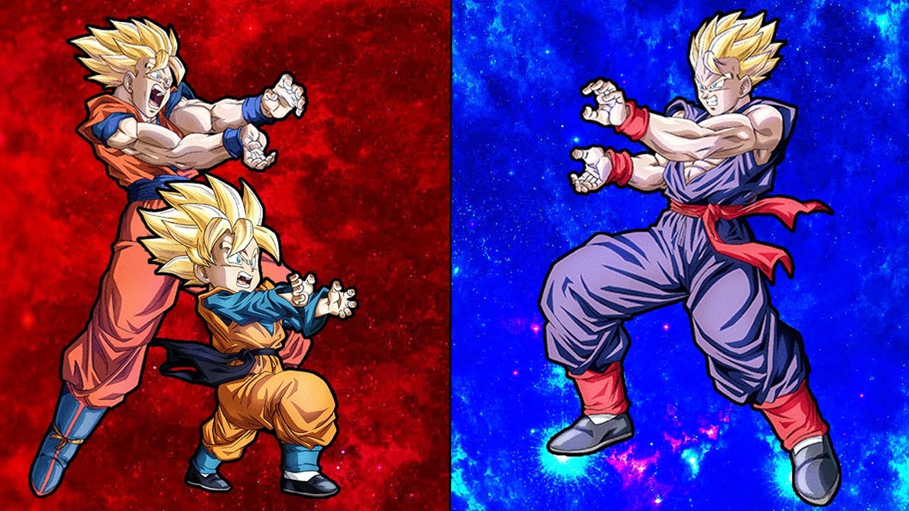 SSR Analysis | STR SSJ Goku vs AGL SSJ Gohan vs STR SSJ Goten | DBZ ...