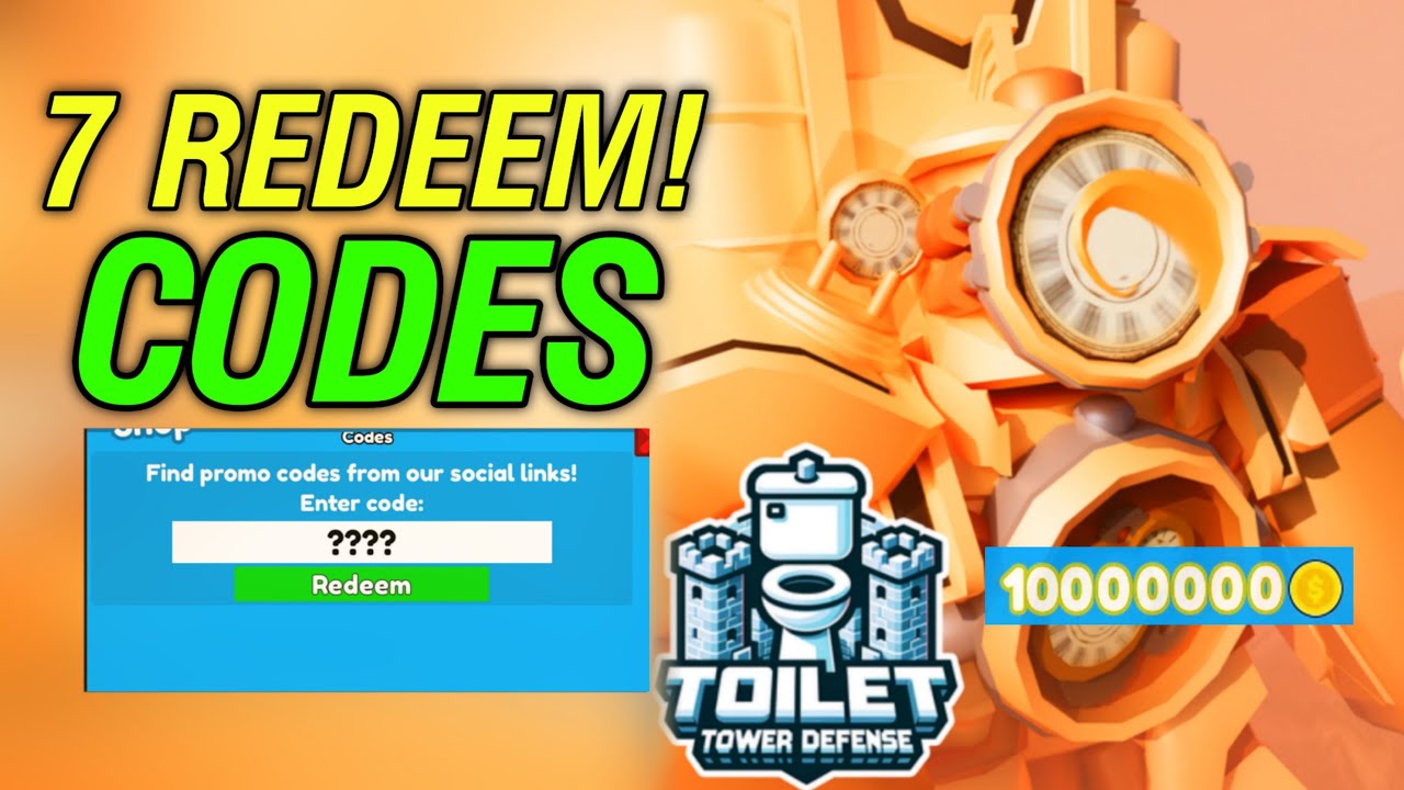 💥EP-NEW!💥TOILET TOWER DEFENSE CODES - TOILET TOWER DEFENSE CODES 2024 ...