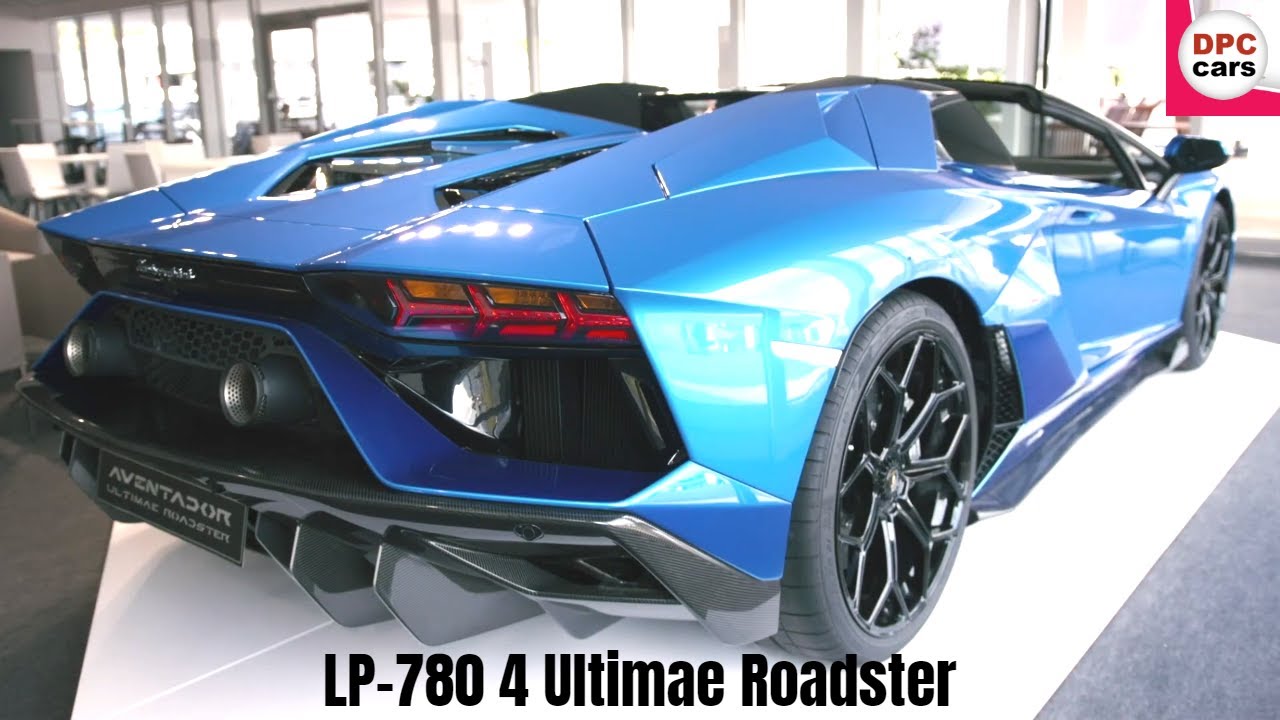Lamborghini Aventador LP-780 4 Ultimae Roadster - YouTube