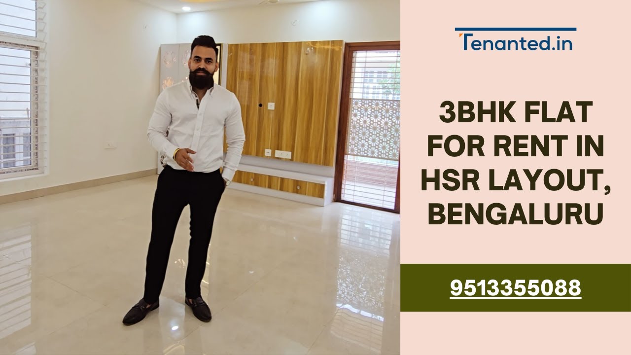 3BHK SEMI-FURNISHED FLAT FOR RENT IN HSR LAYOUT | PROPERTY MANAGEMENT ...