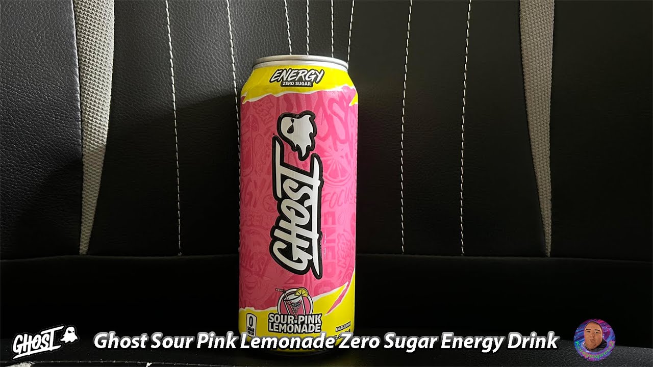 Ghost Sour Pink Lemonade Zero Sugar Energy Drink - YouTube