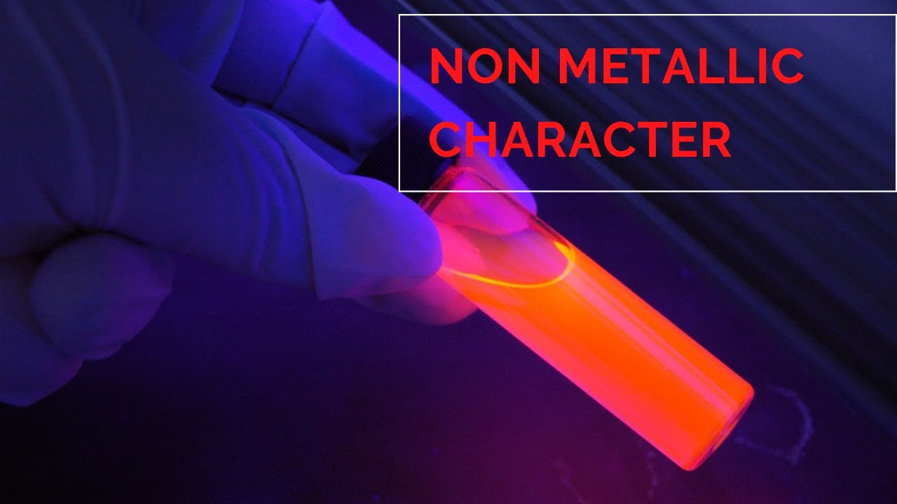 Non metallic character definition and its trend in periodic table ...