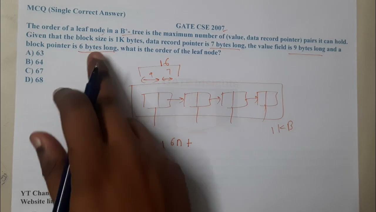 GATE CSE 2007 - YouTube