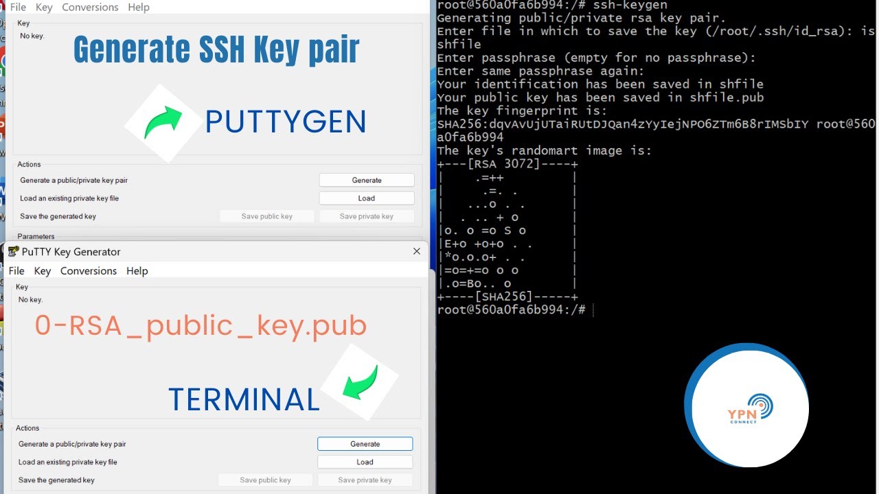 Generating SSH Key Pair Complete Guide 0 RSA public key pub YouTube