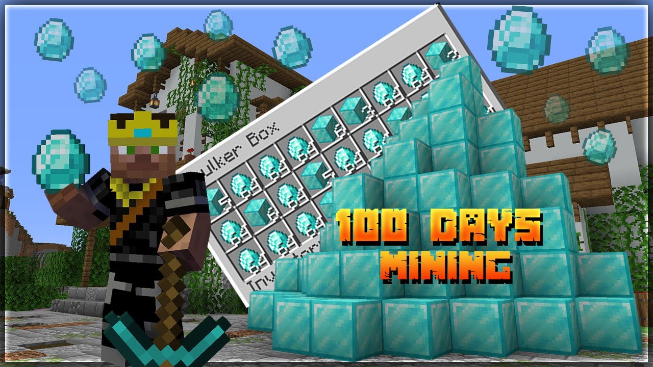 I MINED For 100 DAYS In Minecraft YouTube i-mined-for-100-days-in-minecraft-youtube