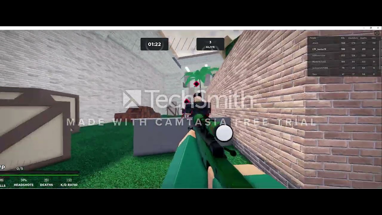 Playing NO-SCOPE ARCADE on Roblox - YouTube