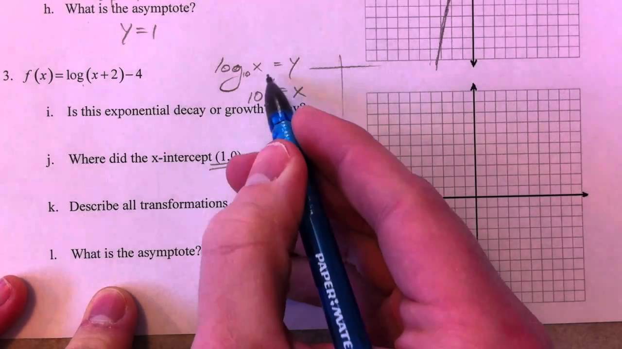 Exponentials and Logarithms Review (1 of 5) - YouTube