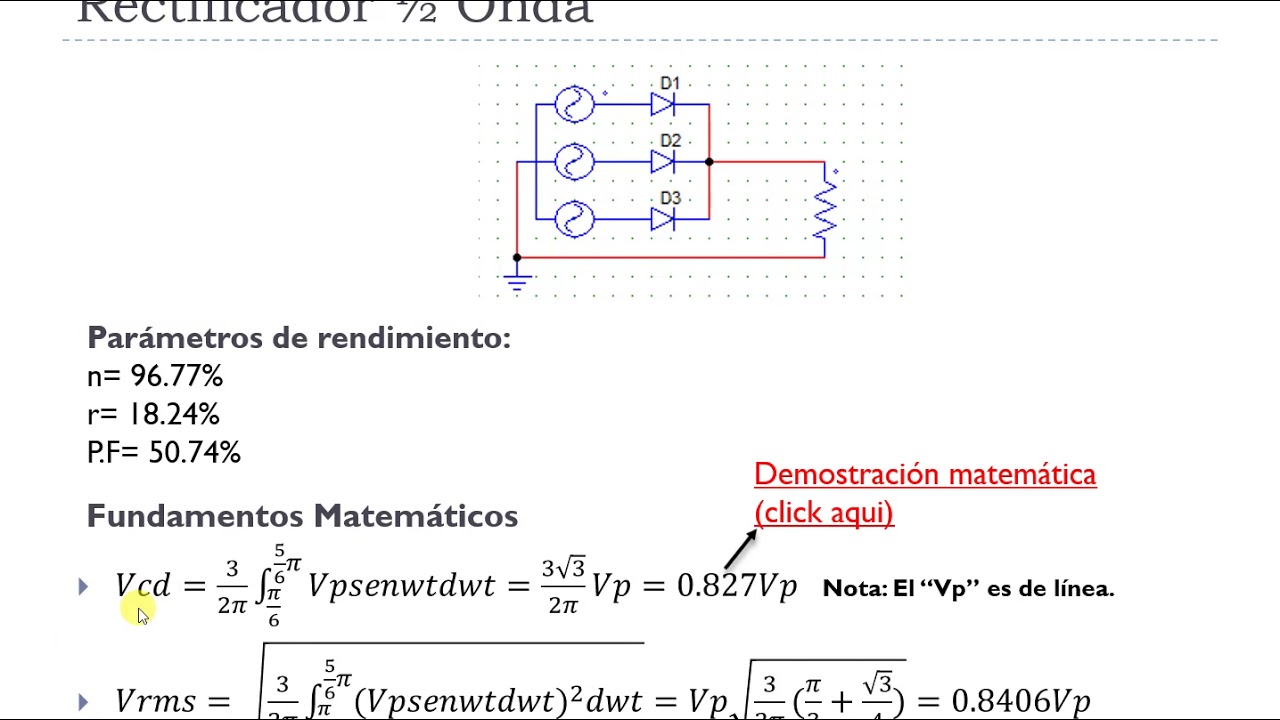 Rectificadores Trifásicos Parte II - YouTube