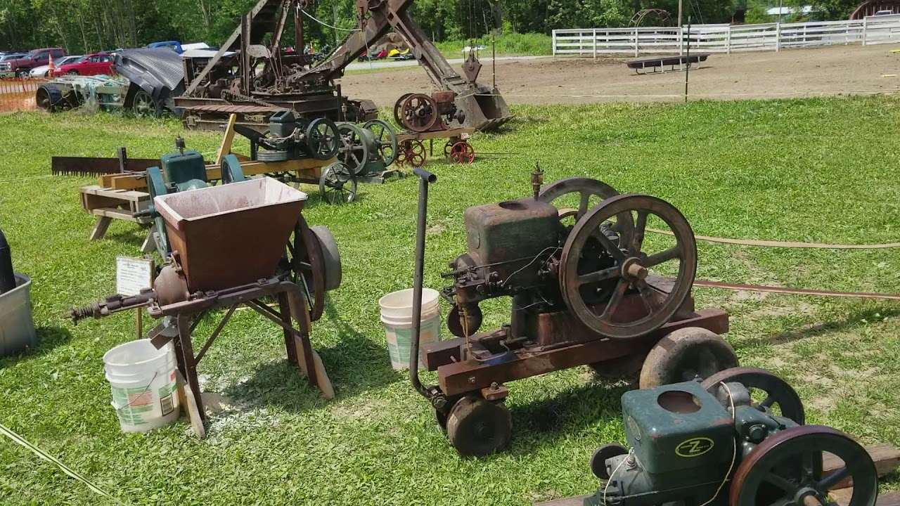 "Gas Up" antique engine show 2018: Motors - YouTube