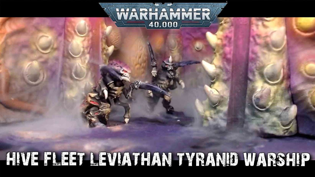 Hive Fleet LEVIATHAN Tyranid Warship Interior - YouTube