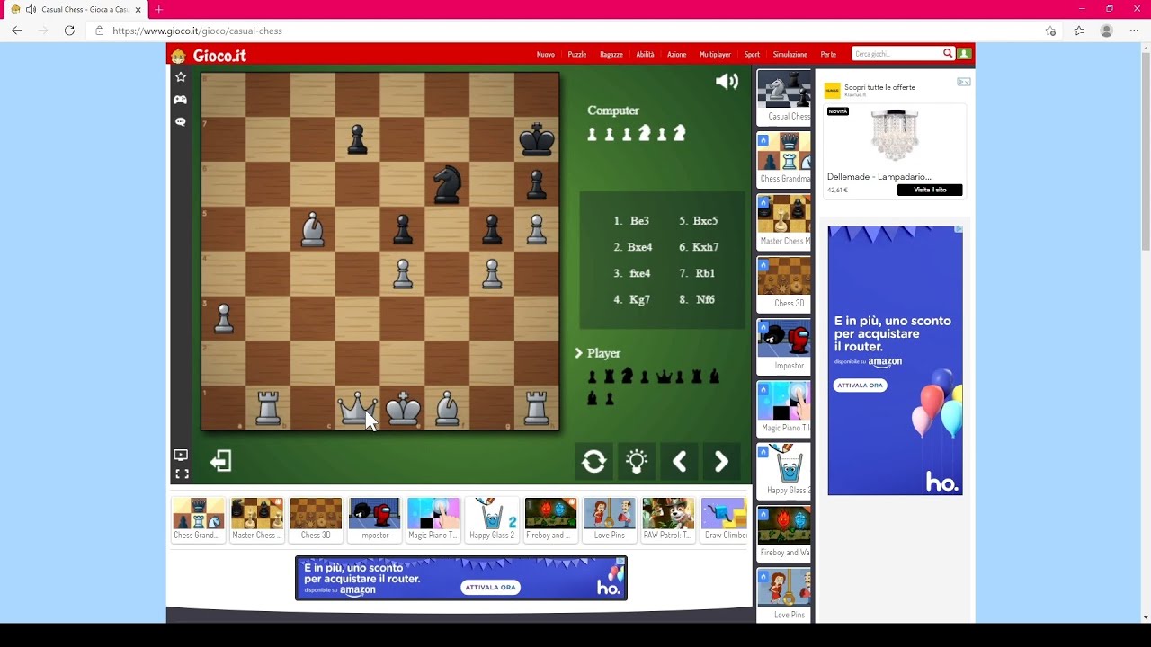 Giochi Gratuiti Online - Gioco.it - Casual Chess - YouTube
