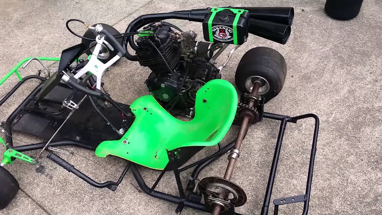 Honda 250 cc go kart - YouTube