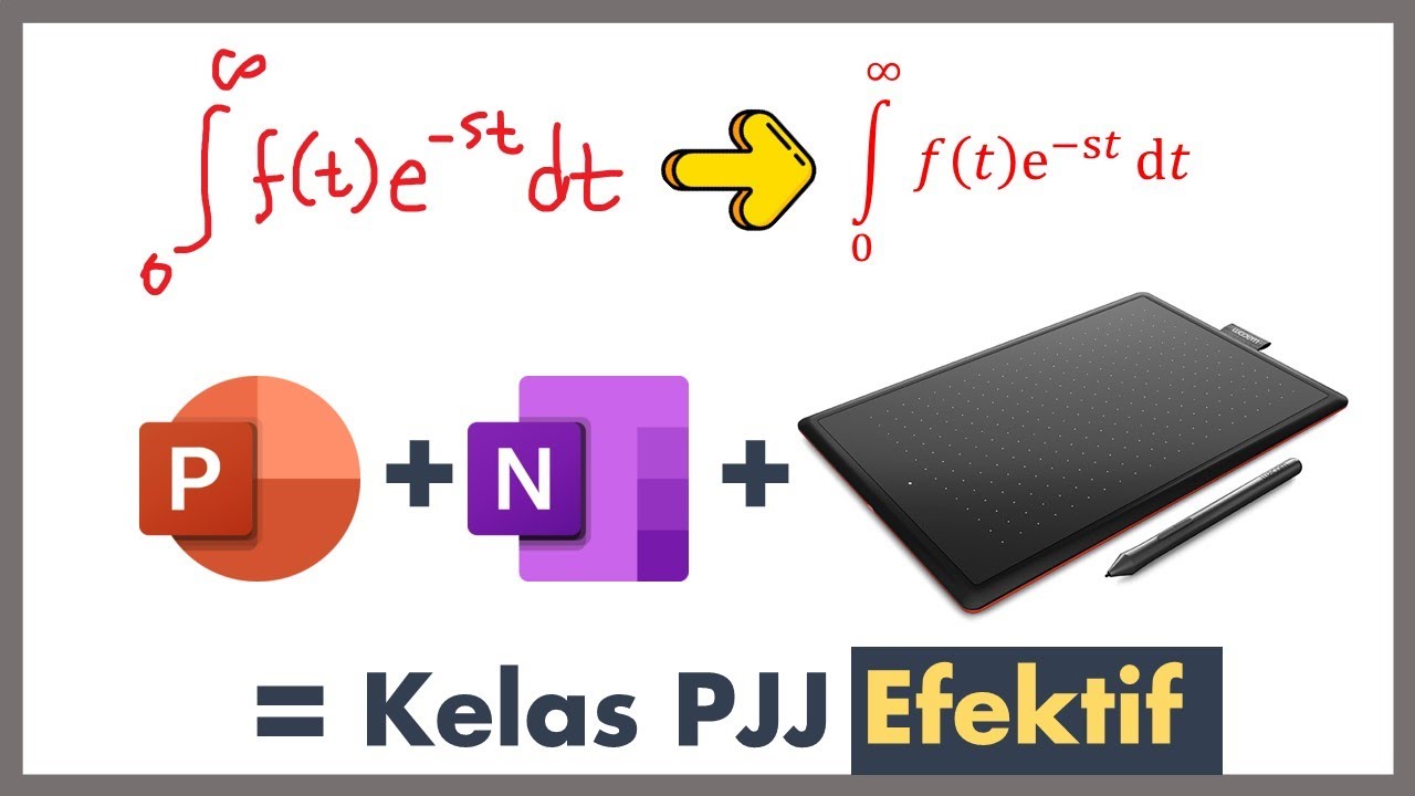 PowerPoint + OneNote + Pen Tablet Untuk Mengajar PJJ efektif - YouTube