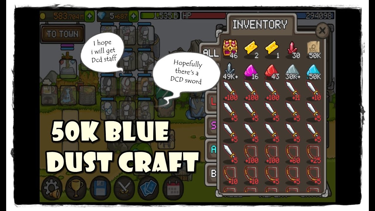 Craft L & E Class Weapon & Accesories with 50K Blue Dust - YouTube
