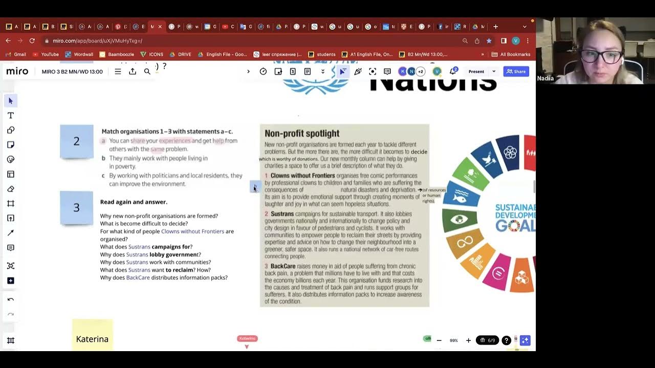 Lesson 68 Roadmap B2+ Unit 2B Vocabulary Charity CELTA class - YouTube