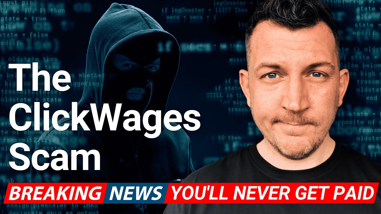 ClickWages Review: The Scam That Makes YOU The Scammer - YouTube