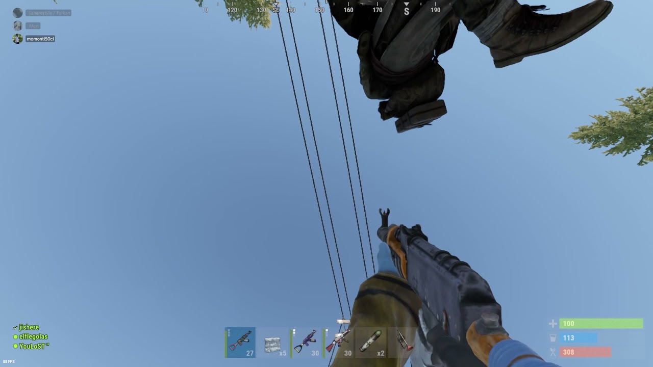 falling from the sky.. #rust #short - YouTube