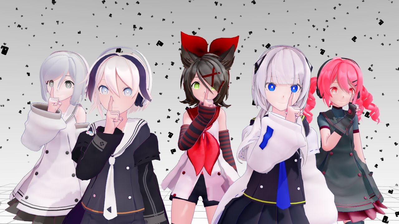 [MMD] Sour Teto, Kafu, Yufu, Ci flower, Kitomo | Vocaloid (say no ...