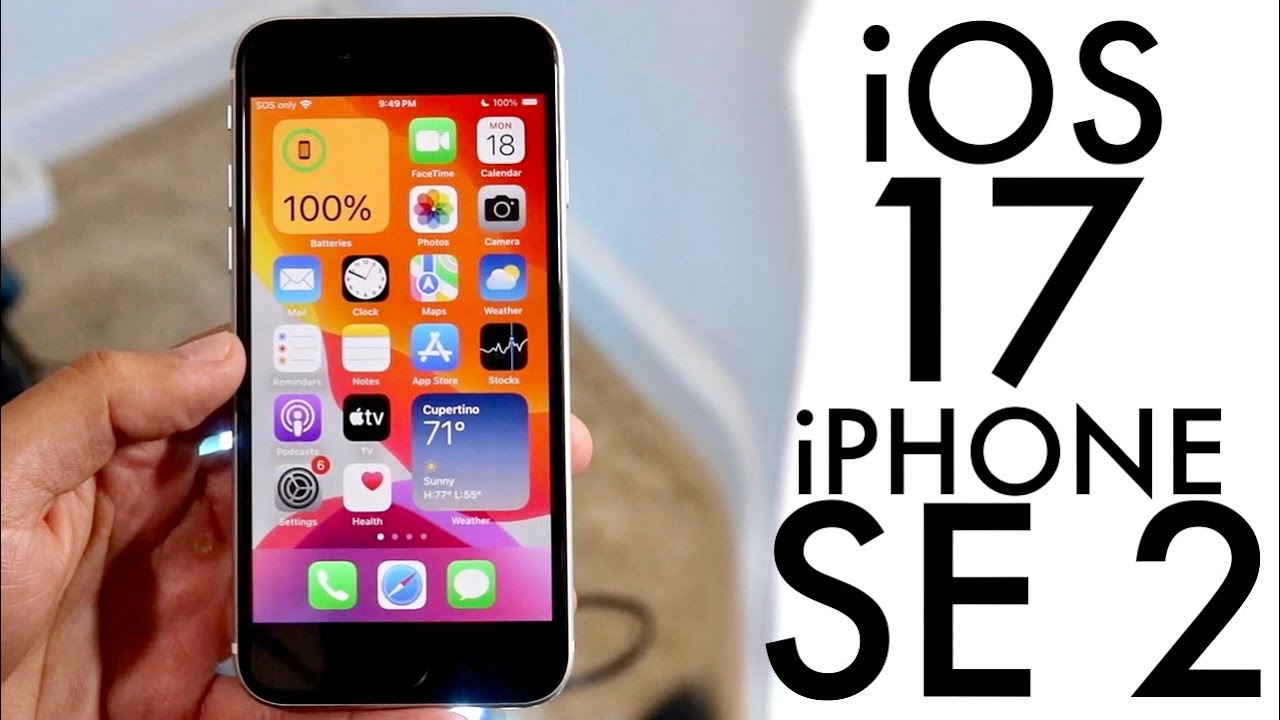 iOS 17 OFFICIAL On iPhone SE (2020)! (Review) - YouTube