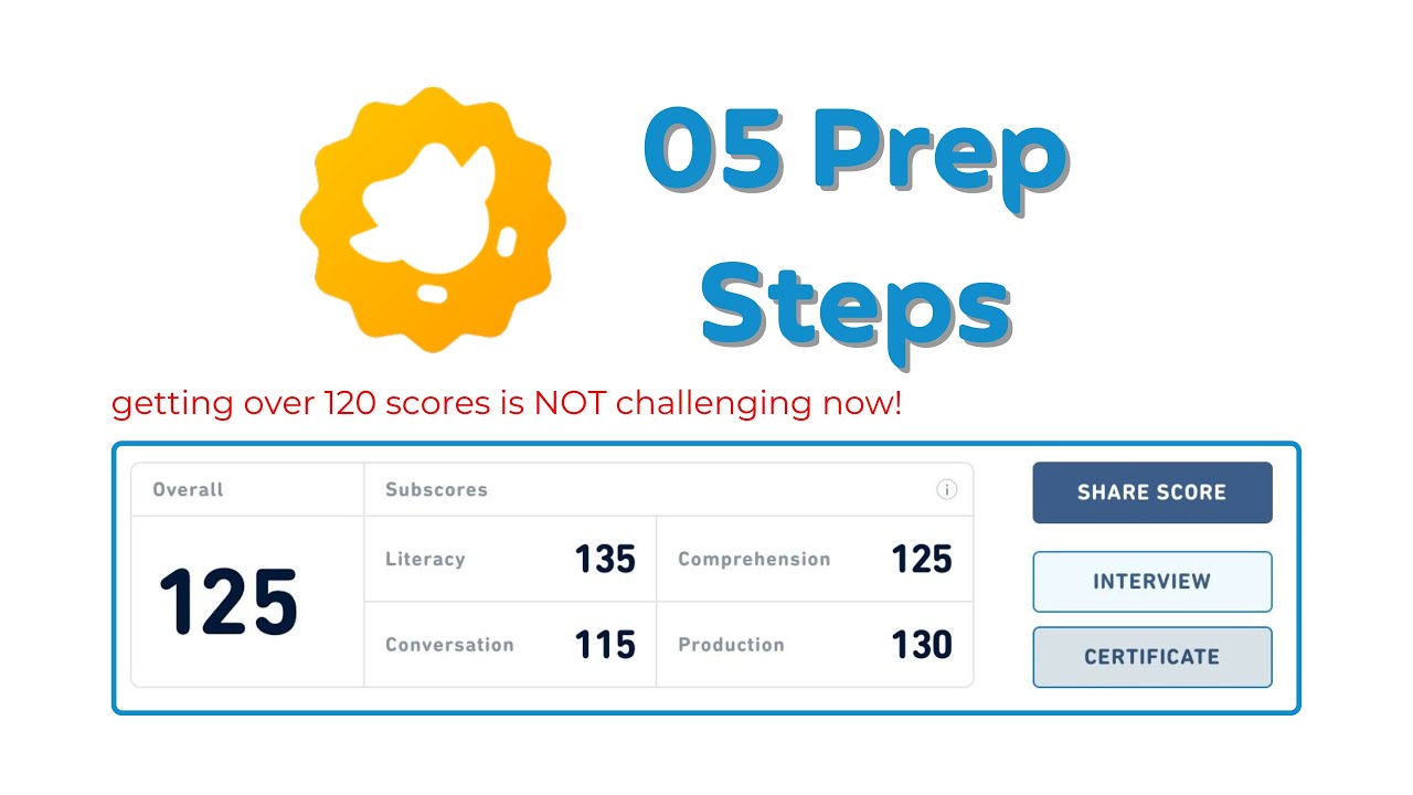 05 Steps to achieve your DET desired score | DET Preparation Strategy ...