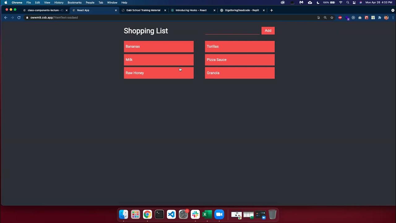 WEB01 - Class Component - Part time - YouTube