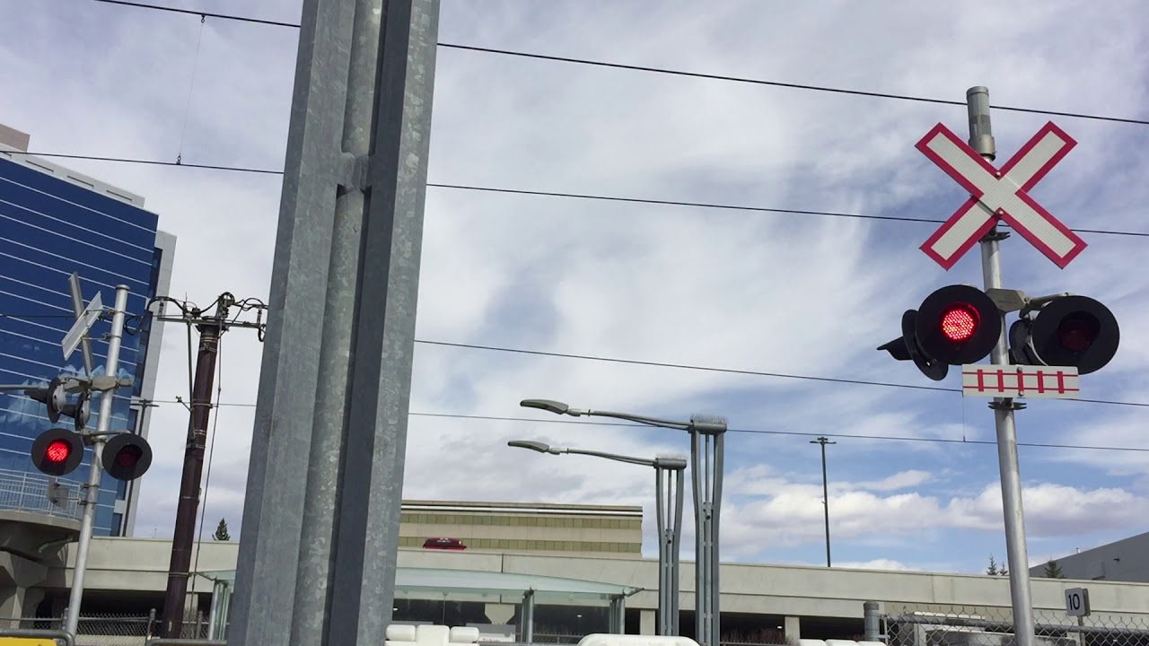 Southland Station Pedestrian CTrain Crossing, Calgary, AB - YouTube