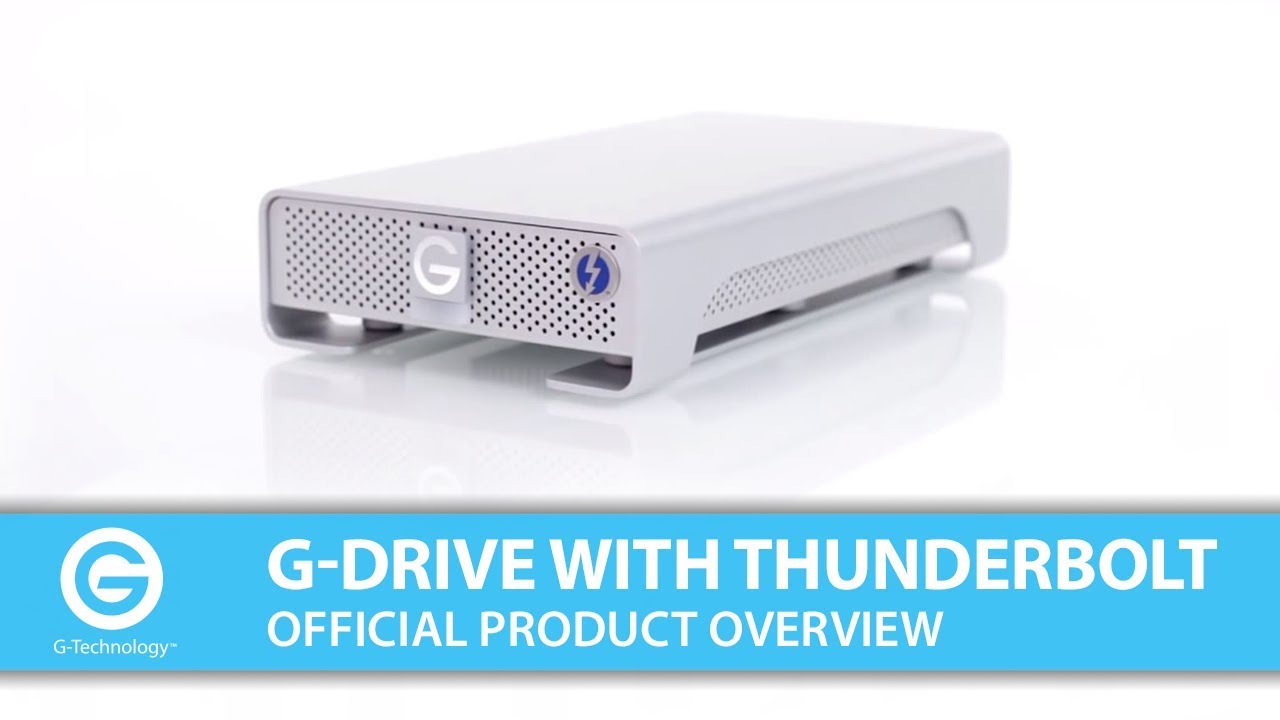 G-DRIVE with Thunderbolt | Official Product Overview - YouTube