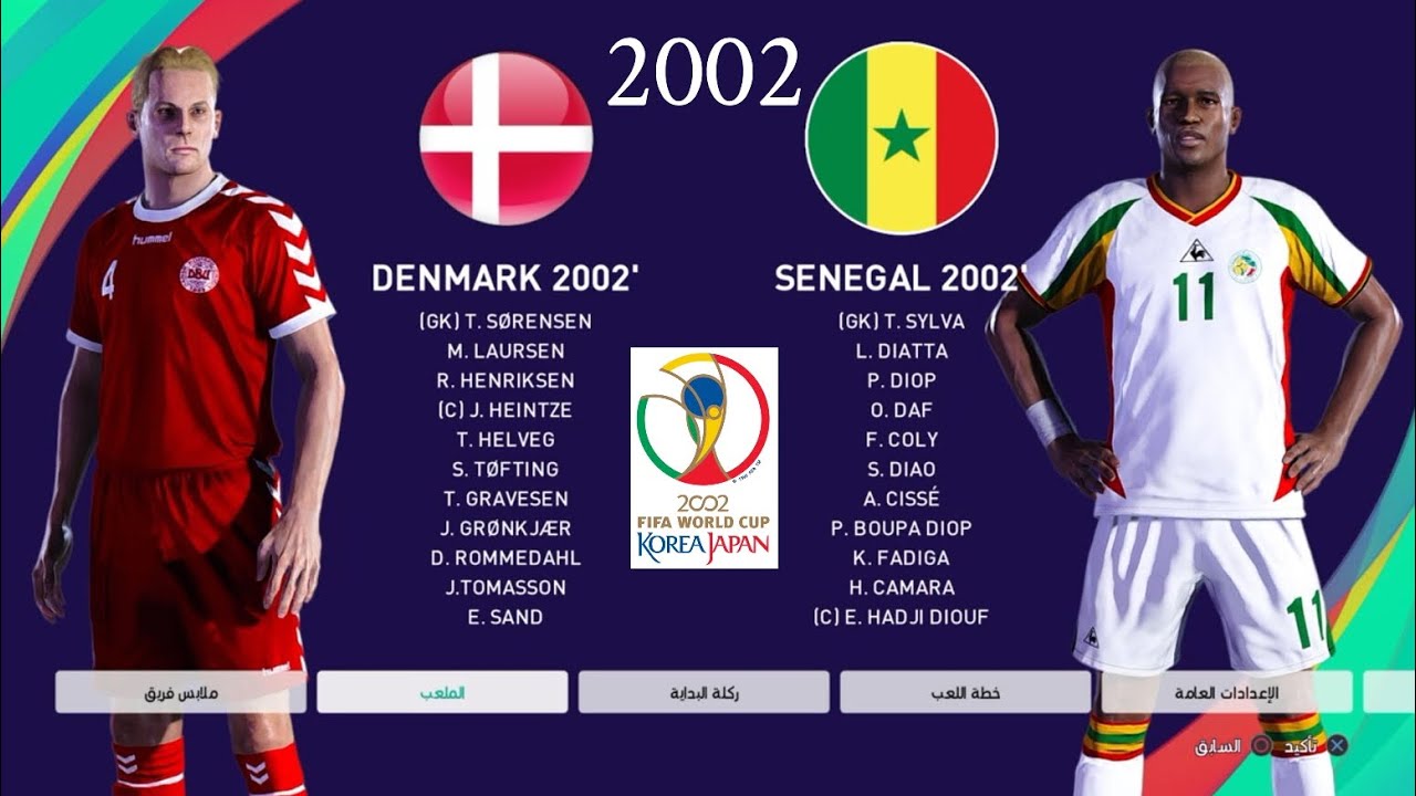 DENMARK vs SENEGAL / FIFA WORLD CUP 2002 - YouTube