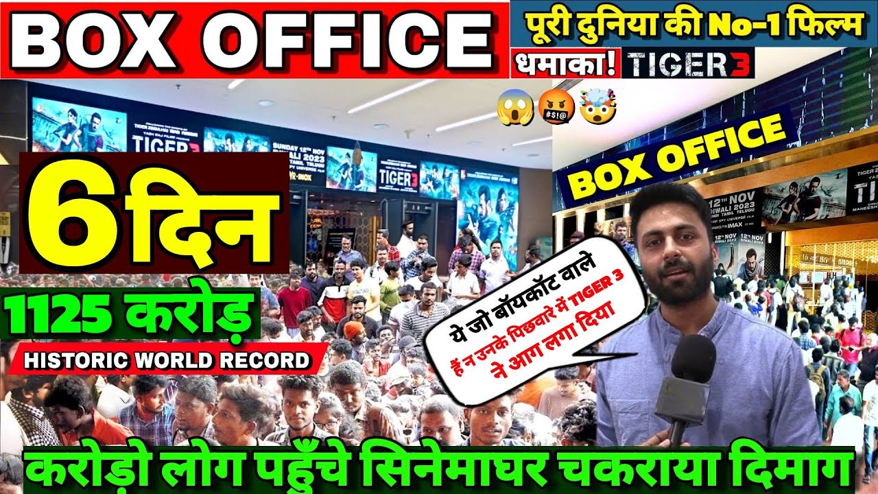 Tiger 3 (Day - 5 & 6 ) गर्दाओल बॉक्स ऑफिस | Tiger 3 (1000 करोड़ ) Box ...