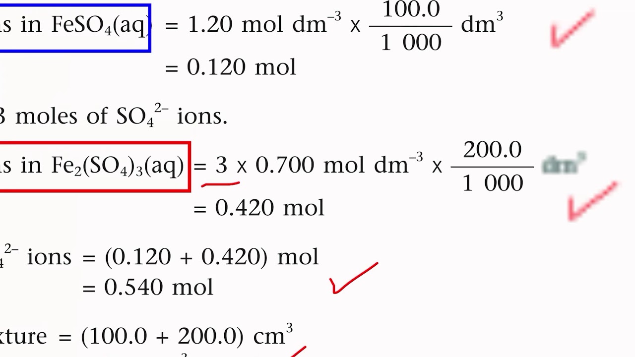 Chapter 15 (molarity, pH and strength of acid and alkalis) - YouTube