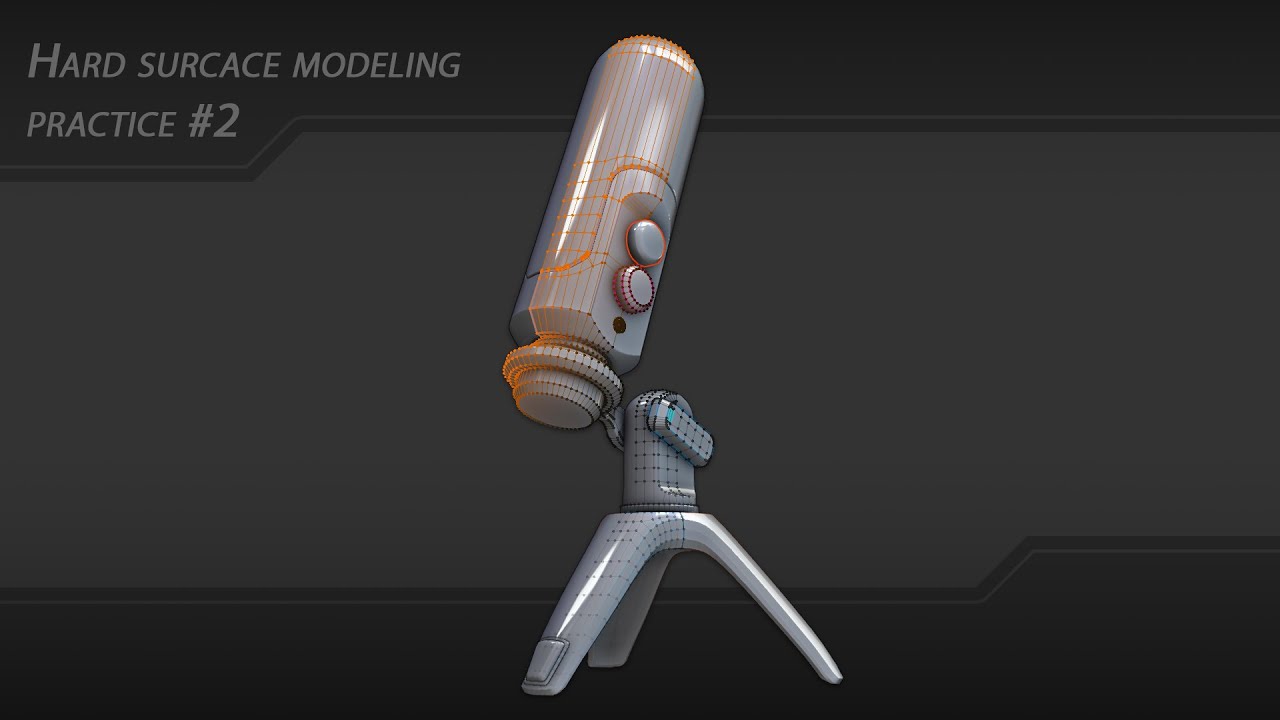 Hard surface modeling practice 01 - YouTube