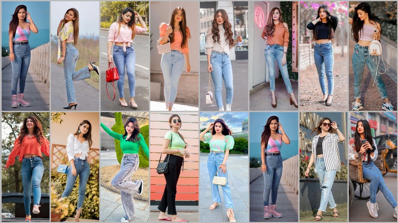 New Photo Poses Ideas|Jeans To Poses|Girls New Pose|Instagram Poses ...