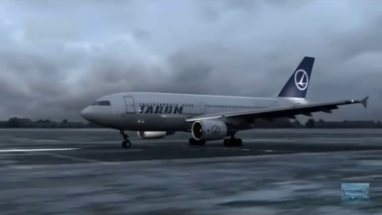 TAROM Flight 371 - Crash Animation - YouTube