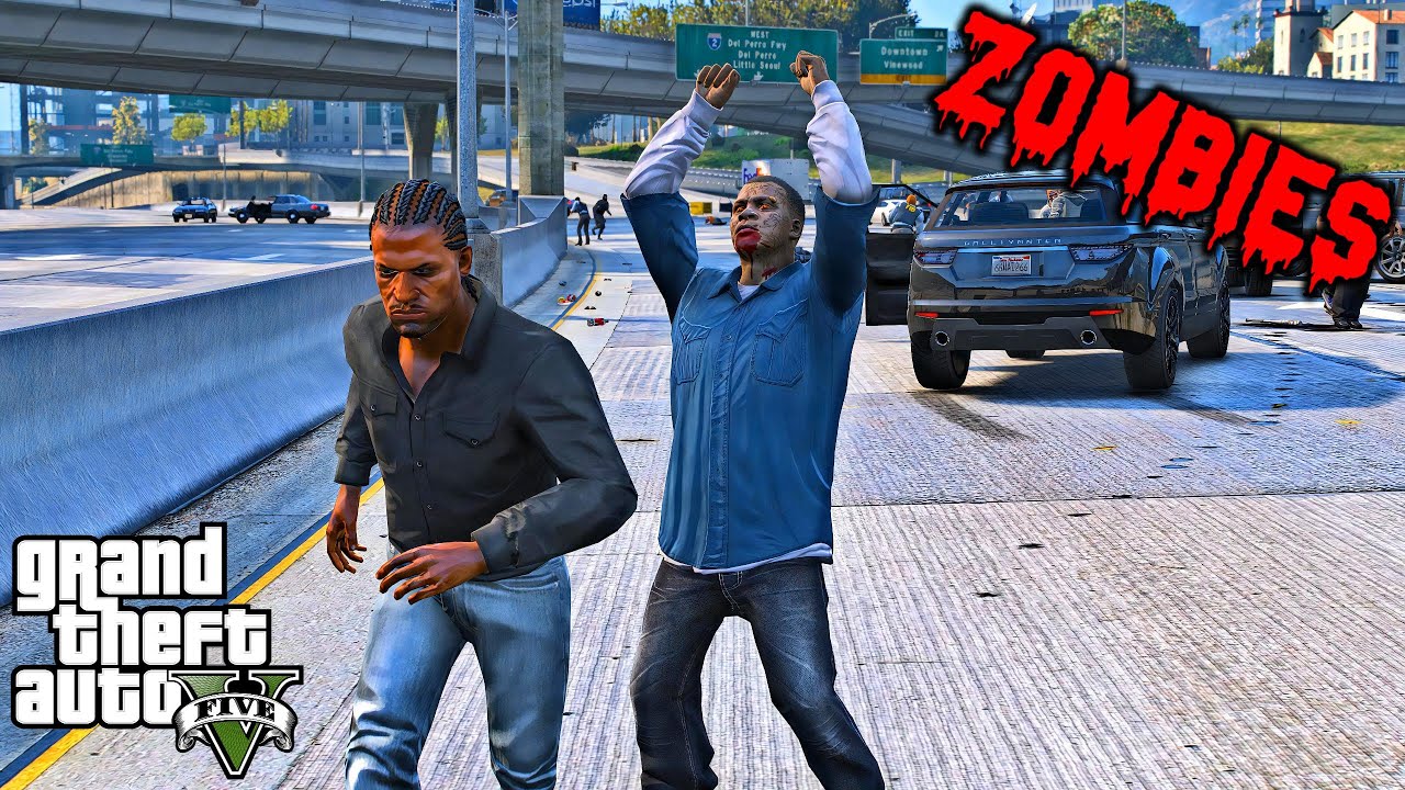 GTA 5 - FRANKLIN Becomes A ZOMBIE || Part 8 || GTA 5 MODS - YouTube
