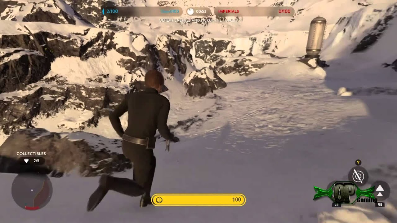 Star Wars Battlefront Hero Battle on Hoth Collectable locations - YouTube