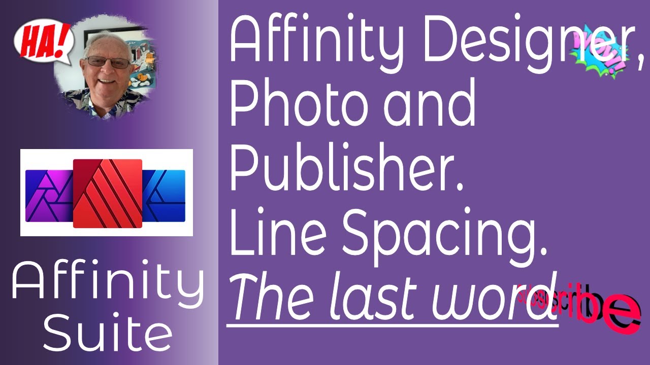 Affinity Line Spacing (Leading) Where I Clear Up The Controls ...