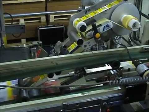High Speed Label Applicator - YouTube