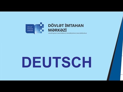 Tqdk Alman dili test bankı hissə-1 hissə -2 doğru cavablar (2001)