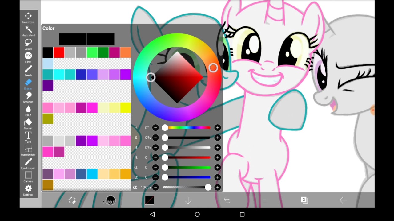 MLP Base Speedpaint (My Friends.) - YouTube