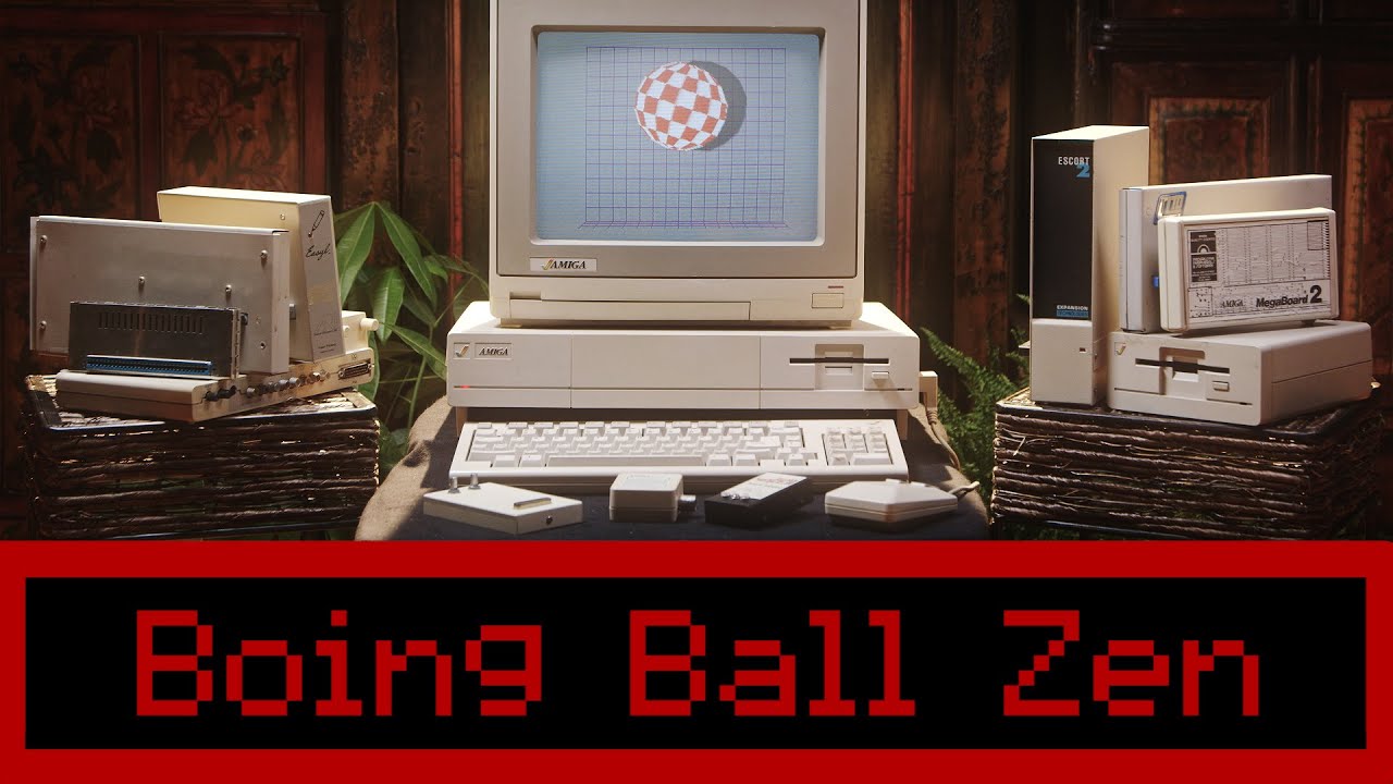 Commodore Amiga Boing Ball Zen - YouTube
