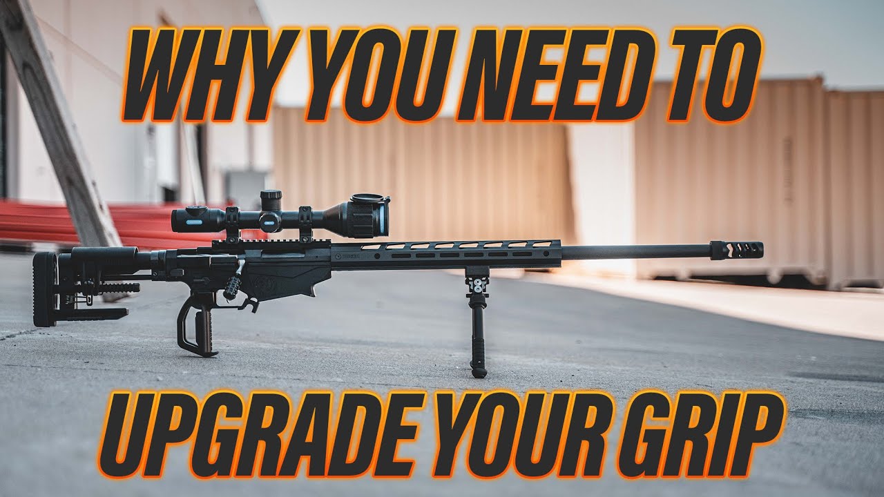 Penguin Grip on an AR15 VS Bolt Gun - YouTube