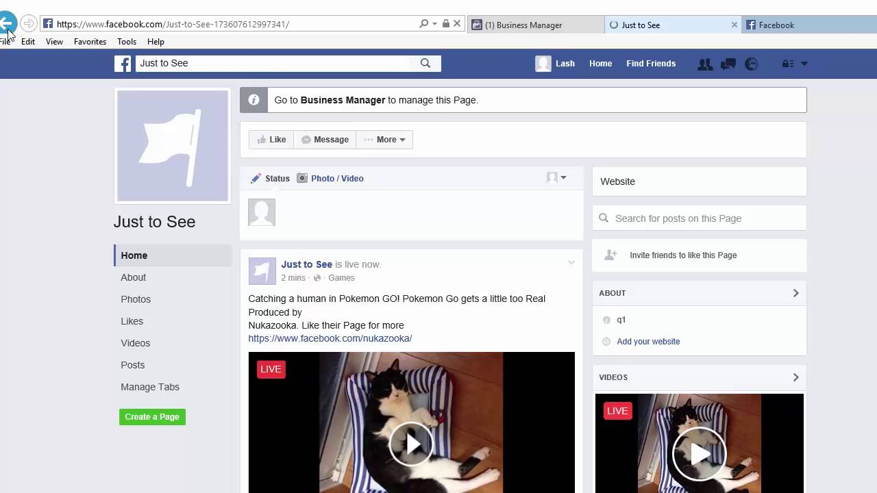 FB LIVE to Business FanPage Tutorial - YouTube