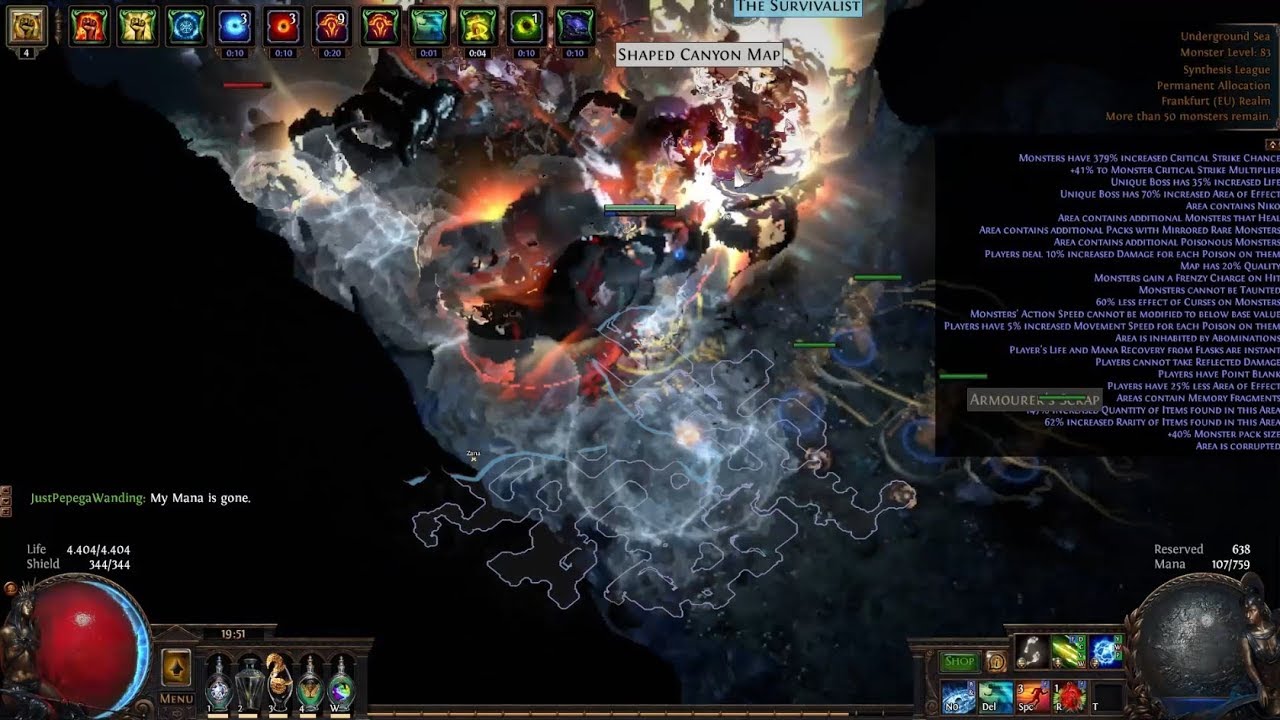 [PoE Synthesis] Phys Explode Wander - YouTube