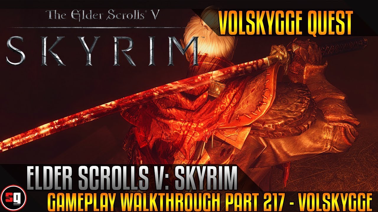 Elder Scrolls V: Skyrim Gameplay Walkthrough Part 217 - Volskygge - YouTube